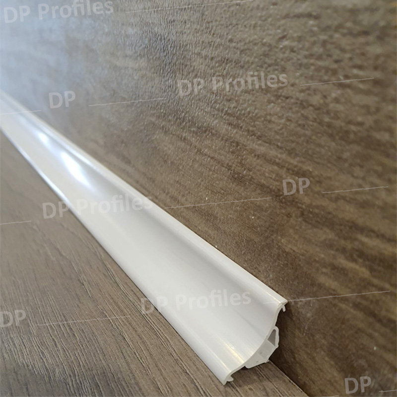 Προφίλ PVC σοβατεπί πάγκου με ειδικά τελειώματα
